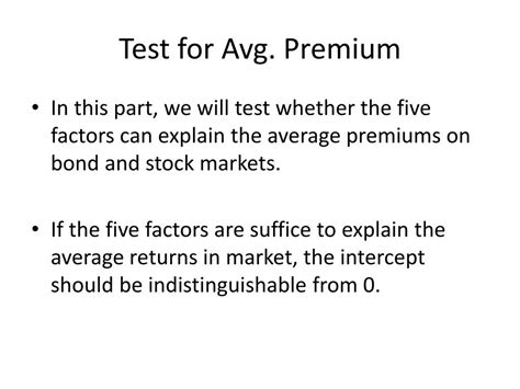 PPT Common Risk Factors In The Returns On Stocks And Bonds PowerPoint