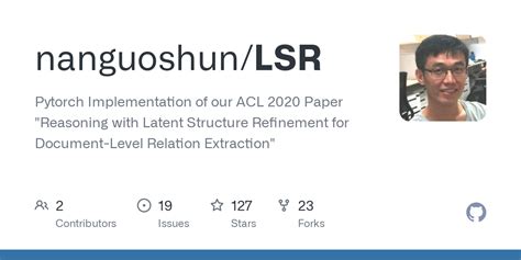 github nanguoshun lsr pytorch implementation of our acl 2020 paper reasoning with latent