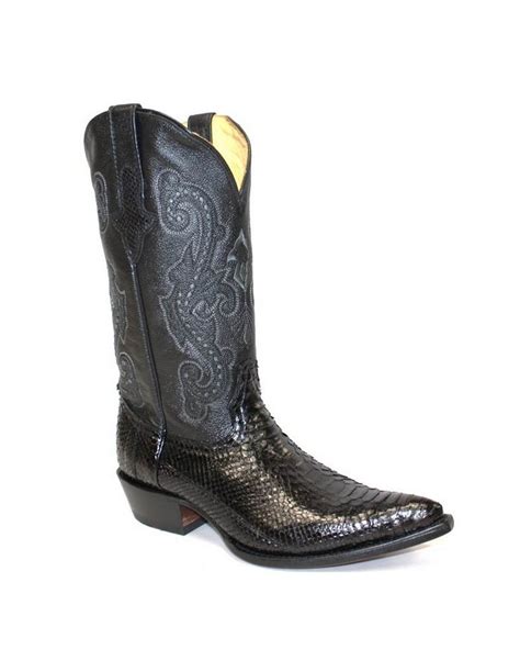 EL CAMINO PYTHON NOIR HOMME GOWEST SANTIAG Go West Boots