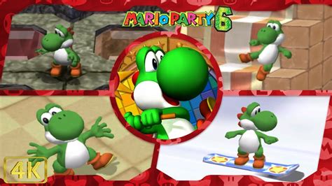 All Minigames Yoshi gameplay Mario Party 6 ⁴ᴷ YouTube