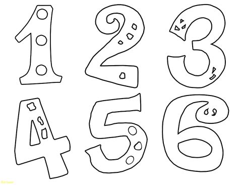 N Meros Para Colorear Imprimir E Dibujar Coloringonly 6996 The Best