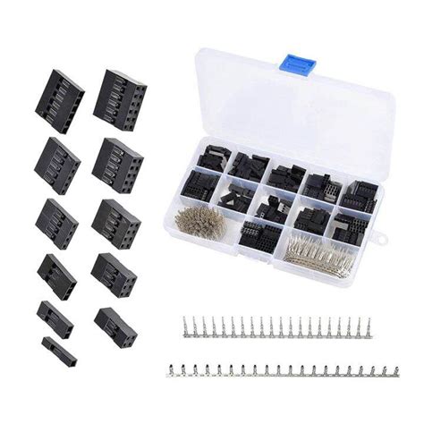 620Pcs Dupont Connector Kit With Wire Crimper Plier 2 54Mm Pitch 1 2 3