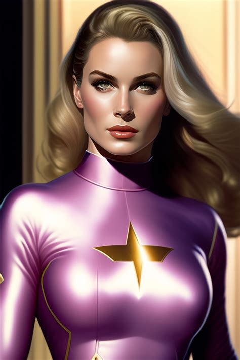 Lexica Female Superhero Pale Muted Pink Costume Concept Art By Alex
