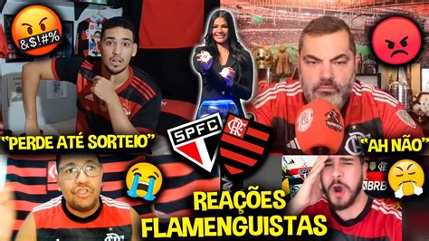 REAÇÕES dos FLAMENGUISTAS FURIOSOS o SORTEIO e DECISÃO no MORUMBI