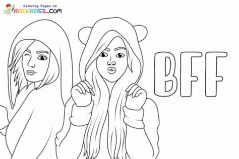 60 Desenhos De Melhores Amigas Para Imprimir 2024