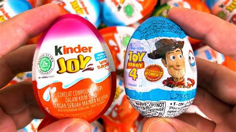 Yummy Kinder Joy Egg Toys Opening Zaini Toy Story Suprise Chocolate