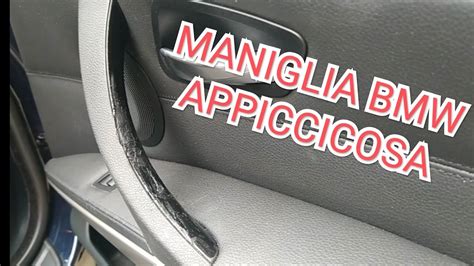 SMONTAGGIO MANIGLIA PORTIERA ANTERIORE BMW 320D E SOSTITUZIONE YouTube