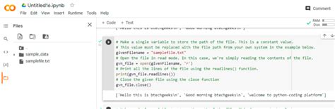 python readlines python file readlines method with examples btech geeks