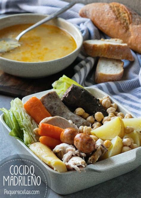 Cocido Madrileño receta tradicional fácil y completa PequeRecetas