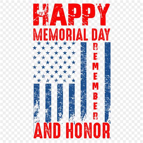 Happy Memorial Day Vector Art PNG Happy Memorial Day America Day T