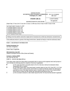 Check One 10 K 20 F 11 K 10 Q N SAR N CSR Doc Template PdfFiller