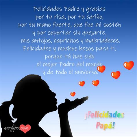 Frases y poemas para Papá el Día del Padre