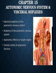Chapter Autonomic Nervous System Ppt Chapter Autonomic Nervous