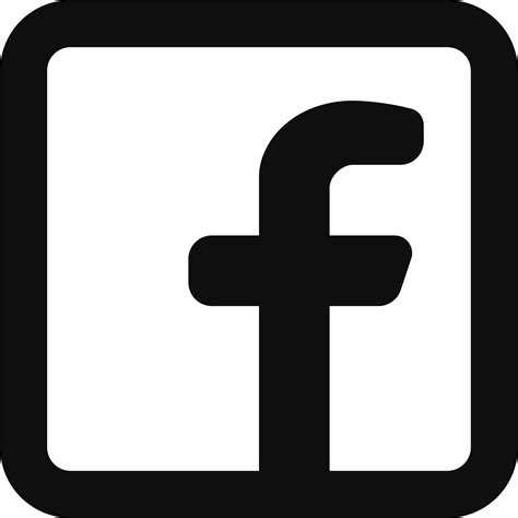 Facebook Logo White Transparent