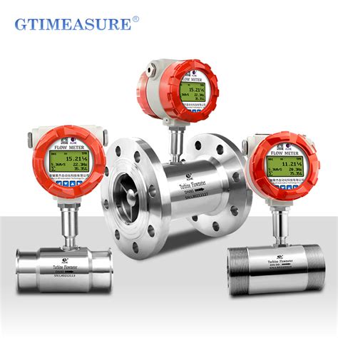 High Accuracy Industrial Turbine Flowmeter DN4 DN200 Water Flow Meter