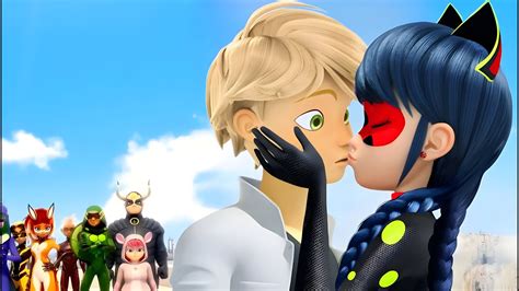 Top 15 Kisses Between Adrien And Marinette In Miraculous Ladybug YouTube