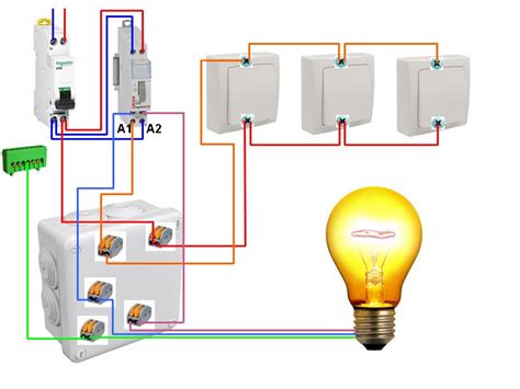 Branchement du télérupteur schéma électrique et explication