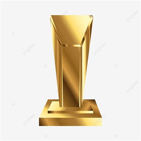 Realistic Trophy Vector Art PNG Realistic Golden 3d Trophy Cup 2021