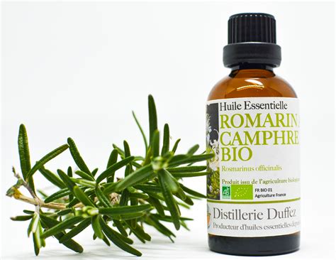 Huile Essentielle de Romarin Camphré Bio Distillerie Duffez