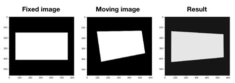 perspective transformation for binary images beginner questions itk