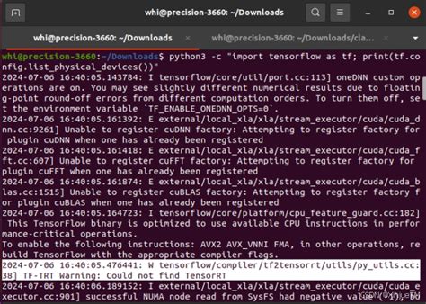 Tensorflow Tf Trt Warning Could Not Find Tensorrt Tensorflow