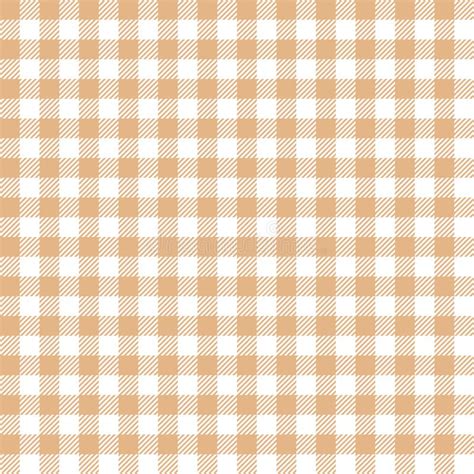 Gingham Fabric With Ric Racs Seamless Pattern Stock Vector
