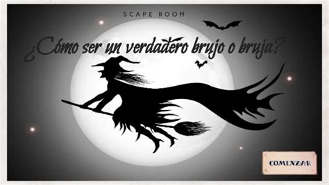 ESCAPE ROOM Cómo ser un verdadero brujo o bruja