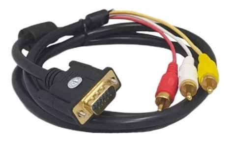Cable Adaptador Vga A RCA AV Full Hd De 1 5 M MercadoLibre
