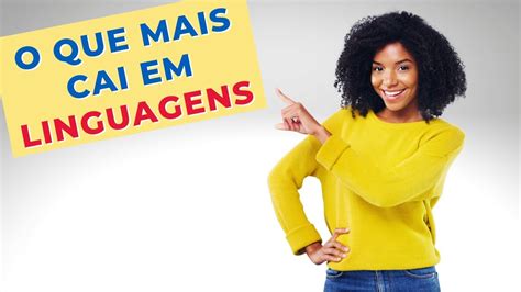 O QUE MAIS CAI NA PROVA DE LINGUAGENS DO ENCCEJA YouTube