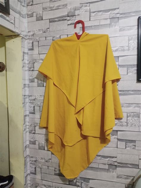 Khimar Kuning Kunyit On Carousell