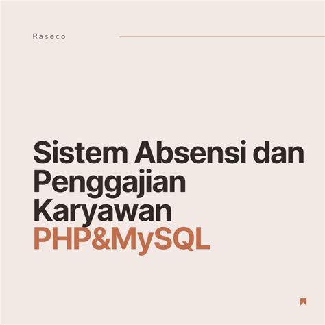 jual aplikasi absensi karyawan dan penggajian dengan php mysql shopee indonesia