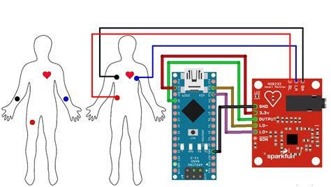 ad8232 ecg sensor arduino interfacing with ecg graph