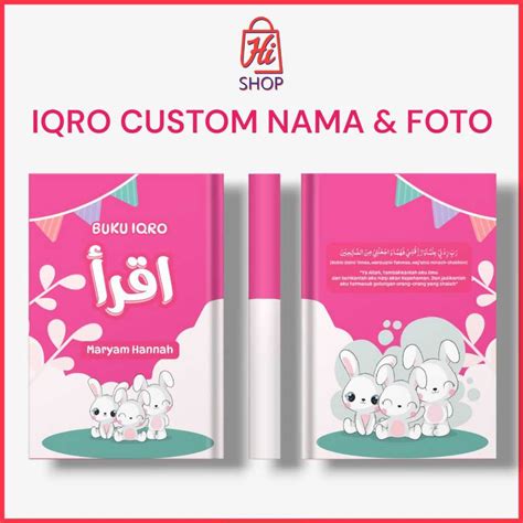 Jual Buku Iqro Milenial Custom Full Color Hardcover Softcover Free