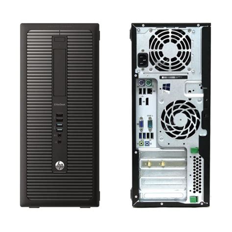 Hp Elitedesk G Desktop Computer Package Monitor Intel Core