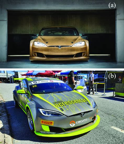 4 A Naked Tesla Race Car S P100D Showing A Body Made From Natural