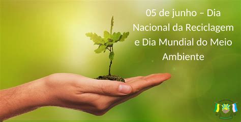 05 De Junho Dia Nacional Da Reciclagem E Dia Mundial Do Meio Ambiente