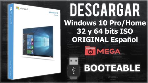 DESCARGAR Windows 10 Pro 64 bits 32 bits ISO ORIGINAL Español 2018