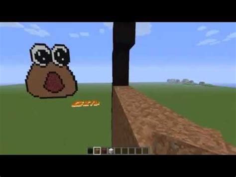 Pou Gigante Pixelart Minecraft Youtube