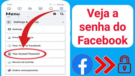 Como ver a senha do Facebook se você esqueceu Novo 2024 Veja a