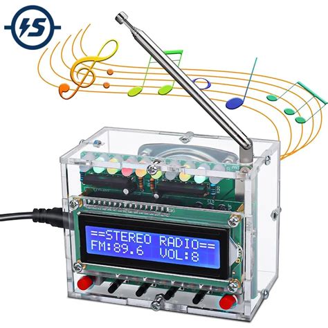 FM Radio DIY Electronic Kit RDA5807 Digital FM Radio Receiver 87 108MHZ