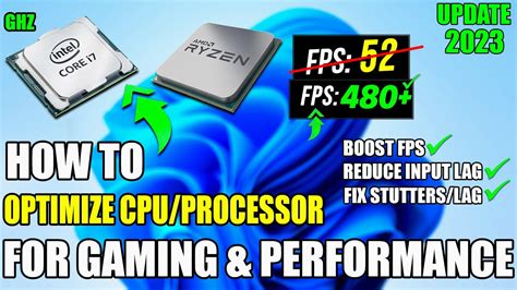 How To Optimize CPU Processor For Gaming Performance In 2023 Boost