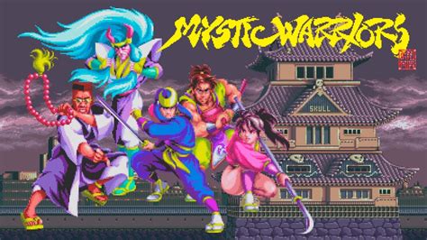 開掛系列街機遊戲 神秘勇士忍者之怒 Mystic Warriors Yuri純通關 有用作弊cheat code Konami