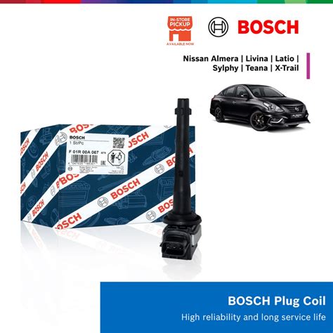 Bosch Ignition Plug Coil For Nissan Almera Livina Latio Sylphy