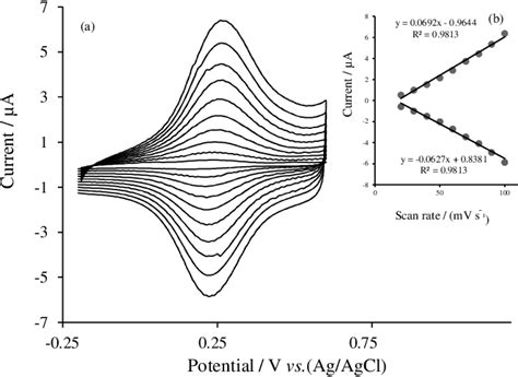 A Cyclic Voltammetric Responses Of A Gce Iroxnps In Pbs Ph At