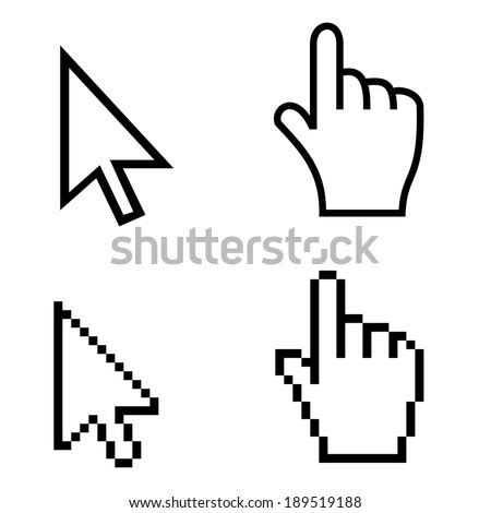 CURSOR SET Stock Vector Images Avopix