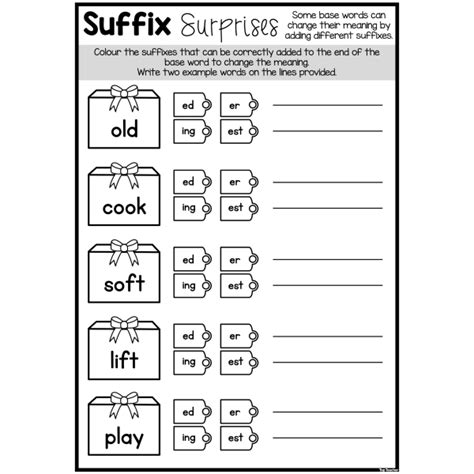 Suffix Surprises Worksheets STATE FONTS Top Teacher Worksheets Library