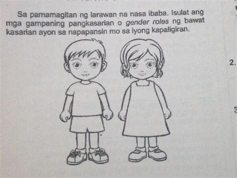 Sa Pamamagitan Ng Larawan Na Nasa Ibaba Isulat Ang Mga Gampaning O