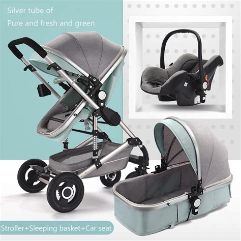 Poussette Bébé 3 en 1 Pliable Boutique Maman