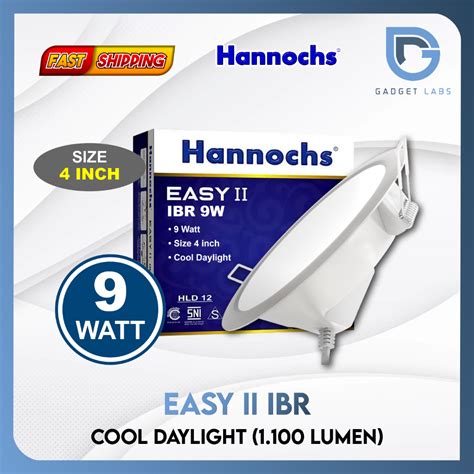 Jual Lampu LED Downlight Plafon Hannochs EASY II IBR 9 Watt Shopee