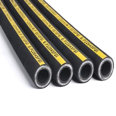 High Pressure Steel Wire Braided Spiraled Hydraulic Rubber Hose And